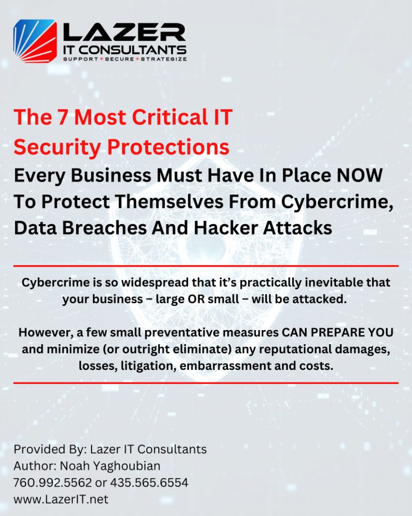 The 7 Most Critical IT Security Protections | Lazer IT Consultants